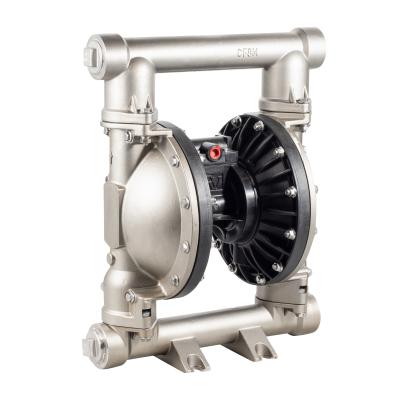 China 304 Stainless Steel Air Driven Diaphragm Pump 2in PTFE Membrane 145cpm for Corrosive Liquids for sale