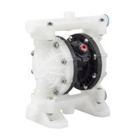 China PP Material Low Pressure Air Operated Double Diaphragm Pump 5.0 GPM 100 psi for Wastewater Treatment for sale