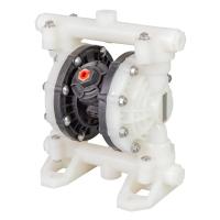 China 1/2 inch PVDF Pneumatic Diaphragm Pump 100 psi Max Pressure 15 gpm Flow Rate for Wastewater Treatment for sale