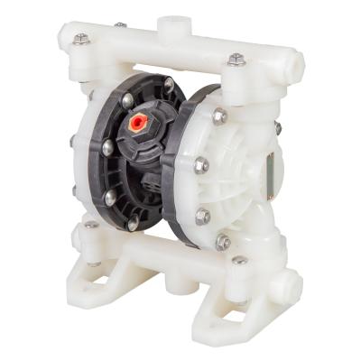 China 1/2 inch PVDF Pneumatic Diaphragm Pump 100 psi Max Pressure 15 gpm Flow Rate for Wastewater Treatment for sale