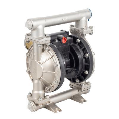 China Mini Diaphragm Vacuum Pump Oil-Free Pneumatic 120psi 40gpm PTFE Diaphragm Wastewater Treatment for sale