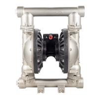 China 2 Inch Air Operated Diaphragm Pump 120psi 40gpm PTFE Diaphragm Industrial Double Diaphragm Pump for sale