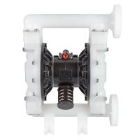 China 1-1/2 inch PVDF Pneumatic Diaphragm Pump 100 GPM Lubrication Free for Chemical Fluid Handling for sale