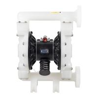China Industrial 1.5 Inch PP Pneumatic Diaphragm Pump 120 psi 90 gpm for Water Wastewater for sale