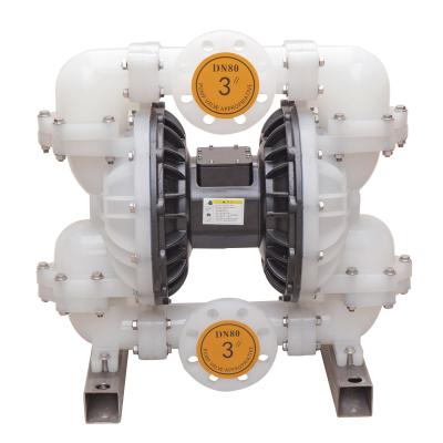 China Pneumatic Diaphragm Pump 3 Inch 270 GPM PTFE Diaphragm Low Pressure Industrial for sale