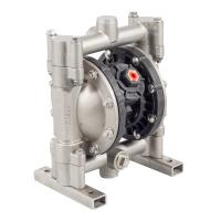 China RV25 SS304 Pneumatic Reciprocating Drainage Pump 40 gpm 120 psi High Flow Corrosion Resistant for sale