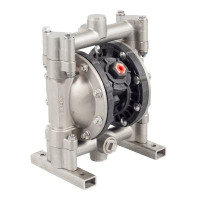 China RV25 SS304 Pneumatic Reciprocating Drainage Pump 40 gpm 120 psi High Flow Corrosion Resistant for sale
