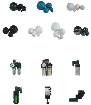 China Diaphragm Pump Replacement Balls - SS, Buna N, Hytrel, PTFE, Ceramic Materials for RV Series 1/4