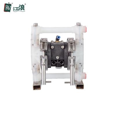 China Polypropylene Air Operated Diaphragm Pump Suction Lift 5m Self Priming    3/8