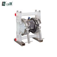 China 3/8 Inch Low Pressure Diaphragm Pump Air Operated Pneumatic - 7 Bar Max Pressure, 26.5 L/Min Flow Rate for sale
