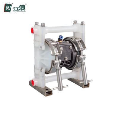 China 3/8 Inch Low Pressure Diaphragm Pump Air Operated Pneumatic - 7 Bar Max Pressure, 26.5 L/Min Flow Rate for sale