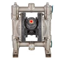 China 3/4 Inch Pneumatic Double Diaphragm Pump 15 GPM Chemical Resistant Oil Lotion Transfer for sale
