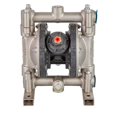 China 3/4 Inch Pneumatic Double Diaphragm Pump 15 GPM Chemical Resistant Oil Lotion Transfer for sale