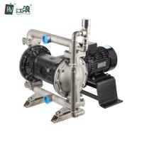 China Waste Oil Electric Double Diaphragm Pump 1.5 Inch SS304 with 2.2KW Motor and 6 m³/h Flow Rate for sale