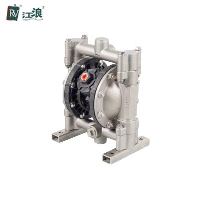 China 1/2 Inch Sulfuric Acid Diaphragm Pump - 316 Stainless Steel Chemical Pump with 15 GPM Capacity and 100 PSI Pressure for sale