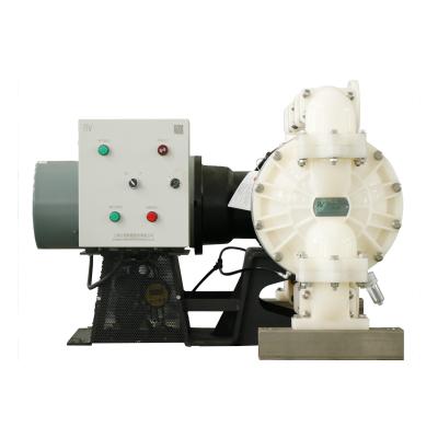 China Industrial Electric Diaphragm Pump 3 Inch Fuel Transfer 16 m³/h Flow 5.5 kW Motor for sale