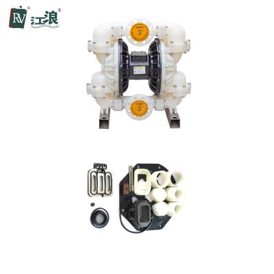 China Air Operated Plastic Diaphragm Pump 275 GPM 80mm with Heavy-Duty Construction and Multiple Material Options for sale