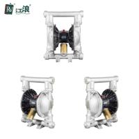 China 1 Inch Stainless Steel Food Grade Pneumatic Diaphragm Pump with 0.2in Grain Size and 340×230×440mm Dimensions for sale