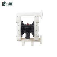 China PVDF Kynoar Air Powered Diaphragm Pump 1.5 Inch 40mm 120 PSI 90 GPM Flow Rate for Chemical Plants for sale