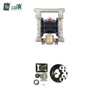 China 1-inch Stainless Steel Pneumatic Diaphragm Pump 8.4 Bar for Solvent Transfer with 80m Head for sale
