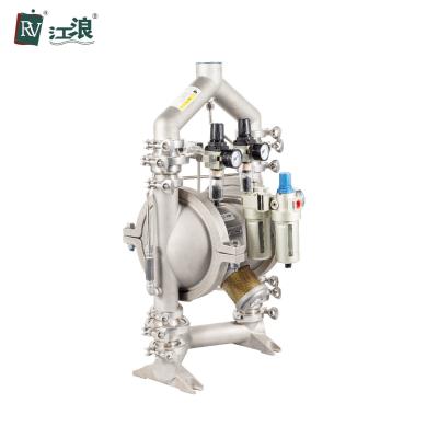 China 1.5 Inch Air-Driven Powder Diaphragm Pump for Low Bulk Density Materials - 1.2 m³/h Flow Rate, 0.8 g/cm³ Max Density for sale