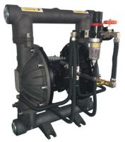 China 1 Inch PTFE Air Diaphragm Pump for Powder Pneumatic Transfer - 0.8 m³/h Flow Rate, 106 Micron Particle Size for sale