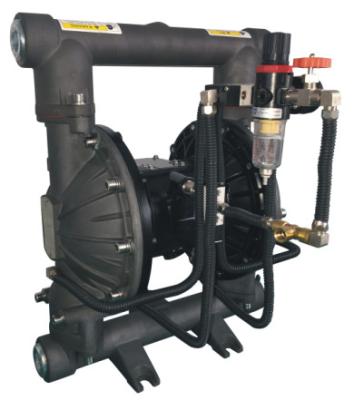 China 1 Inch PTFE Air Diaphragm Pump for Powder Pneumatic Transfer - 0.8 m³/h Flow Rate, 106 Micron Particle Size for sale
