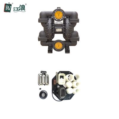 China 3 Inch Pneumatic Diaphragm Pump Lubrication Free Ductile Iron Santoprene 270 GPM for sale