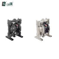 China 3/4 Inch Air Operated Metallic Diaphragm Pump Hytrel Membrane 100 Psi for sale