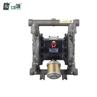 China 1-Inch Aluminum Diaphragm Pump with Santoprene Membranes, 45 SCFM Air Consumption, 8.2kg Weight for Water Treatment for sale