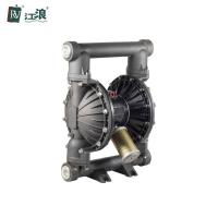 China 2 Inch Aluminum Alloy Compressed Air Double Diaphragm Pump 150 GPM 120 PSI Explosion Proof for Oil Paint for sale