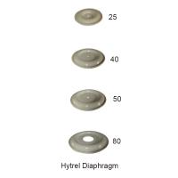 China 1 Inch 2 Inch Air Pump Diaphragm Replacement Hytrel Membrane for RV25 RV40 RV50 RV80 Models for sale