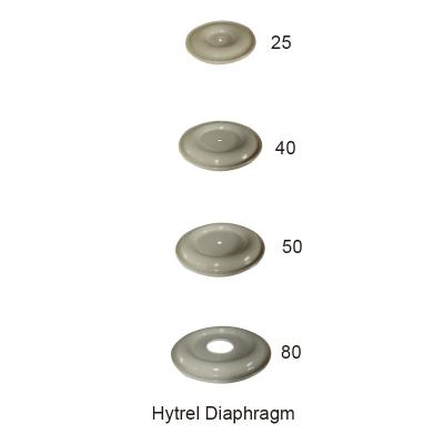China 1 Inch 2 Inch Air Pump Diaphragm Replacement Hytrel Membrane for RV25 RV40 RV50 RV80 Models for sale
