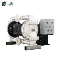 China 3 Inch PP Double Motor Operated Diaphragm Pump - 16 m³/h Flow Rate, 5.5 KW Motor for Fuel Material Transfer for sale