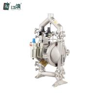 China 2 Inch Pneumatic Diaphragm Pump with PTFE Membrane for Powder Transfer - 2 m³/h Flow Rate, 0.8 g/cm³ Grain Capacity for sale