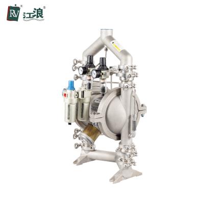 China 2 Inch Pneumatic Diaphragm Pump with PTFE Membrane for Powder Transfer - 2 m³/h Flow Rate, 0.8 g/cm³ Grain Capacity for sale