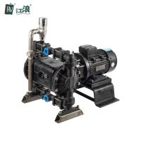 China 1 Inch Motor Diaphragm Slurry Transfer Pump with Aluminum Casing - 3.5 m³/h Flow Rate, 0.6 MPa Pressure for sale