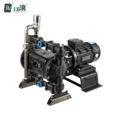 China 1 Inch Motor Diaphragm Slurry Transfer Pump with Aluminum Casing - 3.5 m³/h Flow Rate, 0.6 MPa Pressure for sale