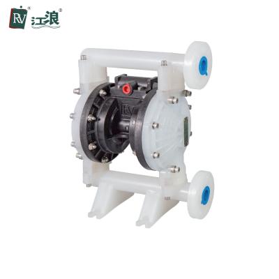 China 1 Inch Double Diaphragm Pump Air Operated with PTFE Membrane - 40 GPM Flow Rate, 120 PSI Pressure for sale