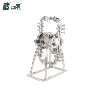 China FDA Approved 1 Inch Sanitary Air Operated Diaphragm Pump with 0.2 in Grain Size and 32Ra Surface Finish for sale