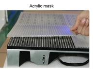 China Indoor Outdoor P3.91 P4.81   P2.976 Full Color Interactive500*500mm  Led Dance Floor Display Screen for sale
