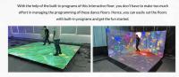 China Indoor Outdoor P3.91 P4.81   P2.976 Full Color Interactive500*500mm  Led Dance Floor Display Screen for sale