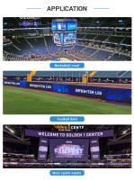 China Sport Stadium Perimeter LED Display Basketball Perimeter Led Screen for Football Large Stadium Led Display Screen for sale