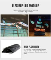China Customization P4 Indoor Soft Video Wall High Quality High Definition LED Screens Flexible Round Arc Curved Led Wall Screen for sale