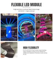 China Customization P4 Indoor Soft Video Wall High Quality High Definition LED Screens Flexible Round Arc Curved Led Wall Screen for sale