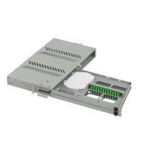 China Sub Optic Distribution Frame 24 Ports LC APC Swing Type 19 Inch Fiber Optic Patch Panel for sale