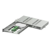 China Sub Optic Distribution Frame 24 Ports LC APC Swing Type 19 Inch Fiber Optic Patch Panel for sale