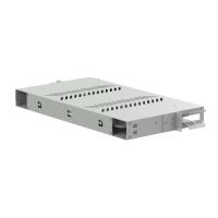 China Sub Optic Distribution Frame 24 Ports LC APC Swing Type 19 Inch Fiber Optic Patch Panel for sale