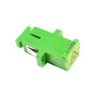 China Earless Dustproof Quad SC Fiber Optic Adapter APC UPC PC PBT 1 Port 2 Ports for sale