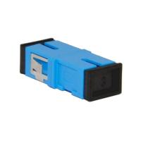China Earless Dustproof Quad SC Fiber Optic Adapter APC UPC PC PBT 1 Port 2 Ports for sale